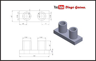 Tutoriales Básicos de Solidworks: Dibujos para practicar.