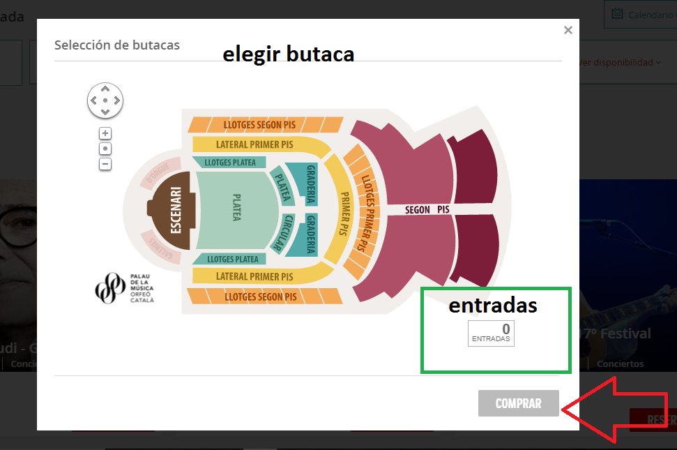 Cómo comprar entradas para conciertos en la web