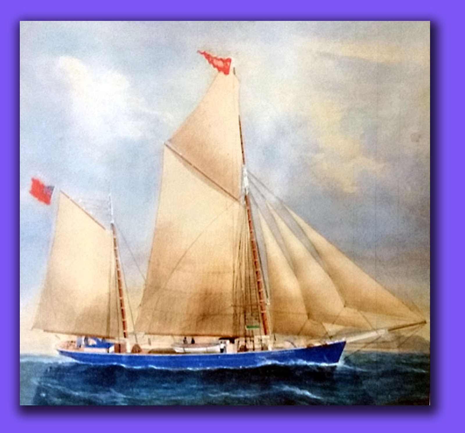 Maritime Model Museum: CUTTER RIGGED KETCH 'CANDIDATE'