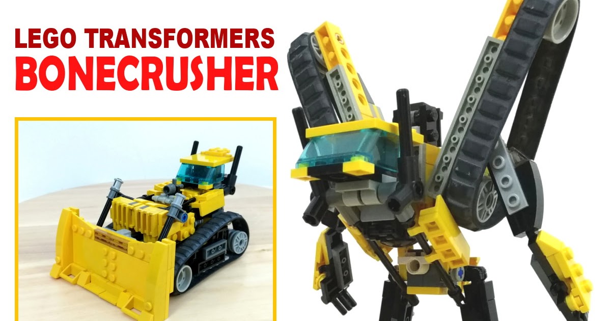 Alanyuppie's LEGO Transformers: LEGO Constructicon Bonecrusher v2