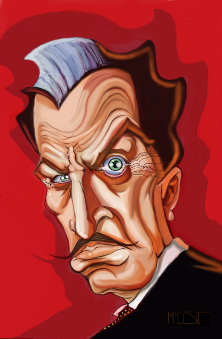 Sketches and Scribbles by Jim McDermott: A Vincent Price Cartoon