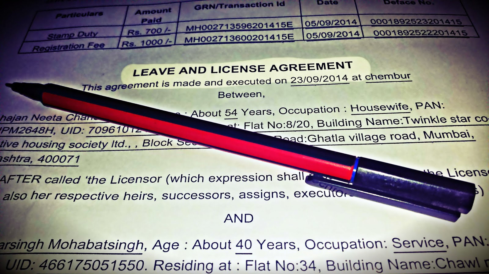 Leave And License Registration Online E Registration For Mumbai And