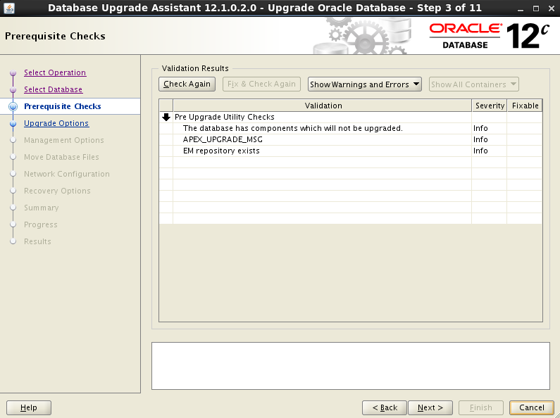 Upgrading Oracle 11g Database To 12c Using Dbua Oraclenext Solution To Your Oracle Problems
