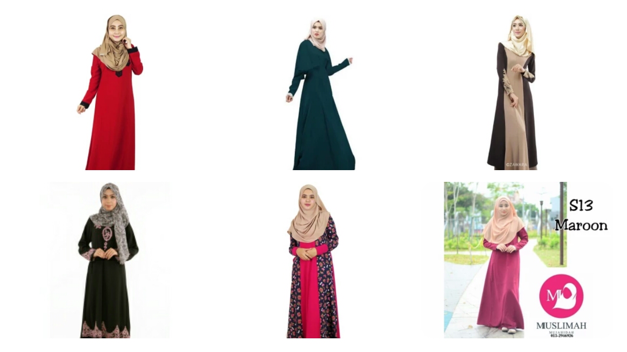 Koleksi Jubah Muslimah Moden Terkini 2018 - Lokmanamirul.com