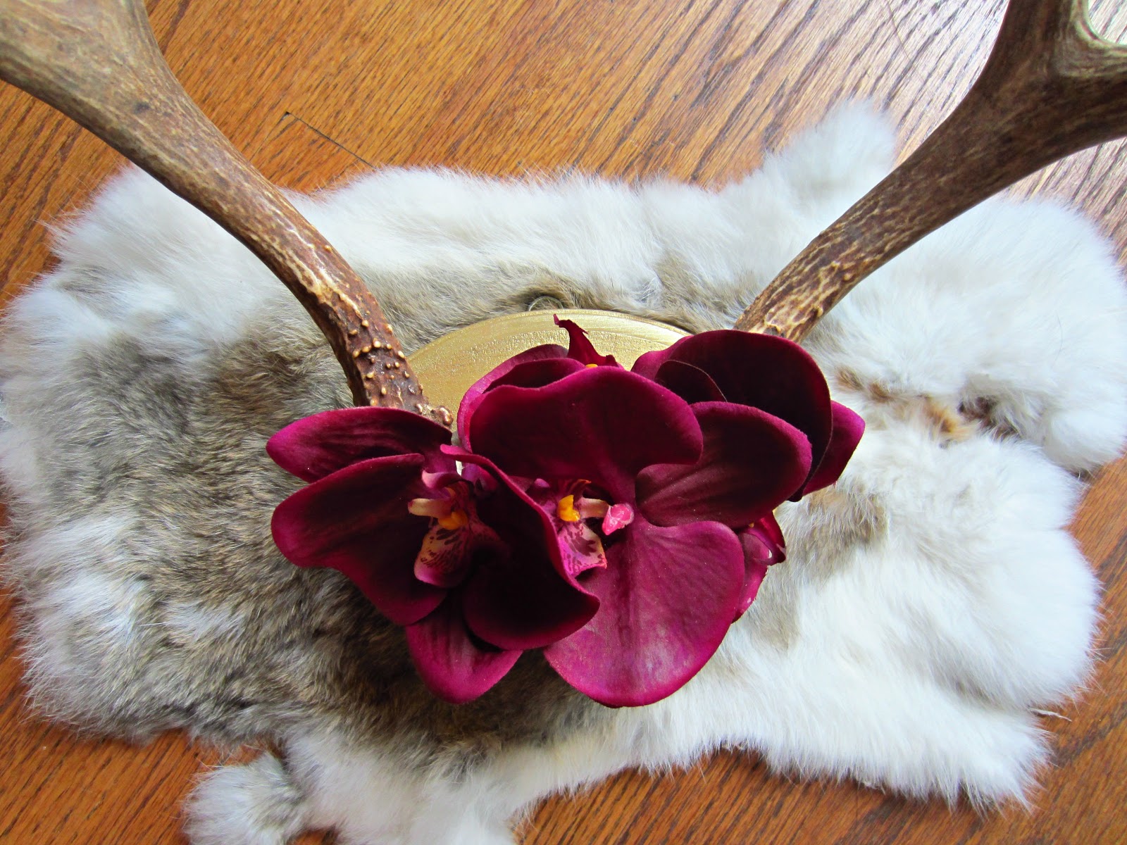 Miles, Papa and Me: Flower antlers DIY