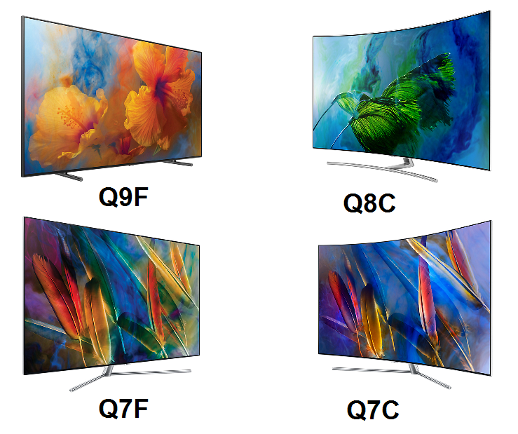 Vergleich Samsung QLED Q9 Q8 Q7 | Test LED-TVs