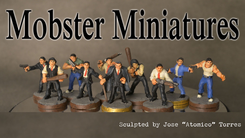 Tabletop Fix: Atomico - Mobster Miniatures Kickstarter