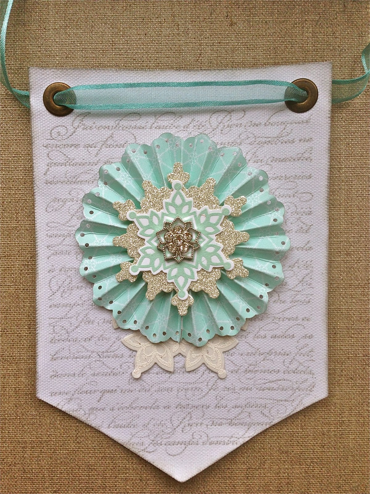 Petite Fleur Paperie: Winter Frost Banner