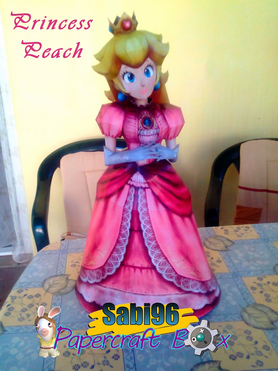Sabi96 Papercraft Box: Princess Peach (Brawl)