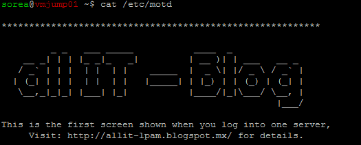 all IT: Customise linux banner and prompt on CentOS 7 using ansible