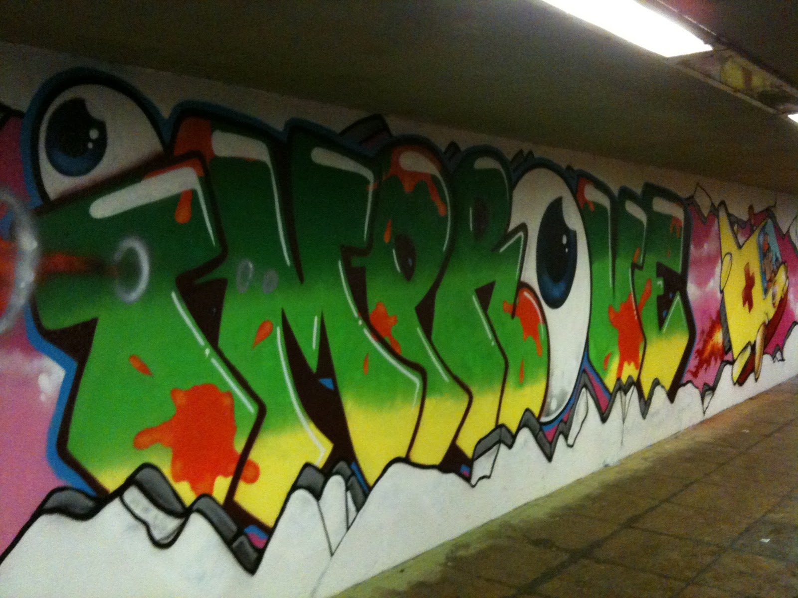 Graffiti Art Workshops and Commissions: Cold weather for painting