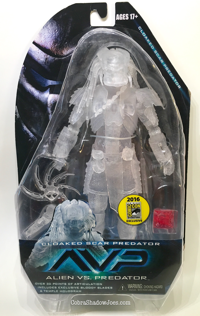 CobraShadowJoes: NECA TOYS 2016 SDCC Exclusive Cloaked SCAR Predator Review