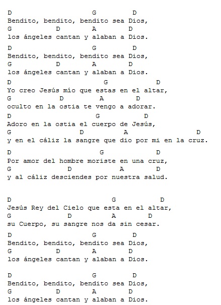 Cantos a Dios: Bendito Sea Dios