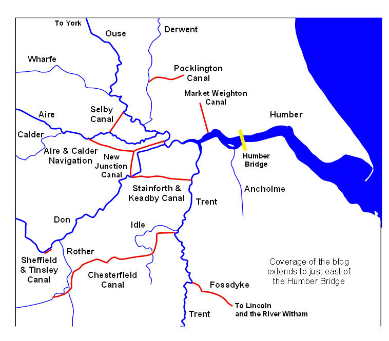 Waterways of the Humber: Waterways by Train