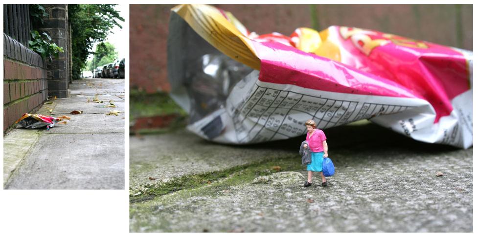 The Small Galleon: slinkachu.