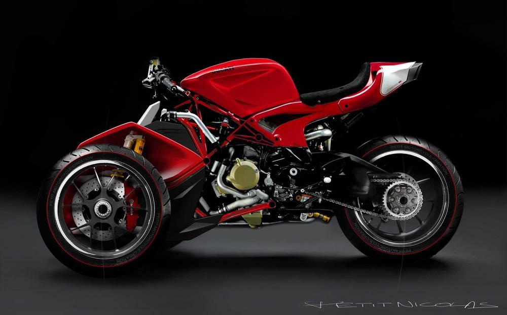 Ducati Desmosedici RR Trike Concept - way2speed
