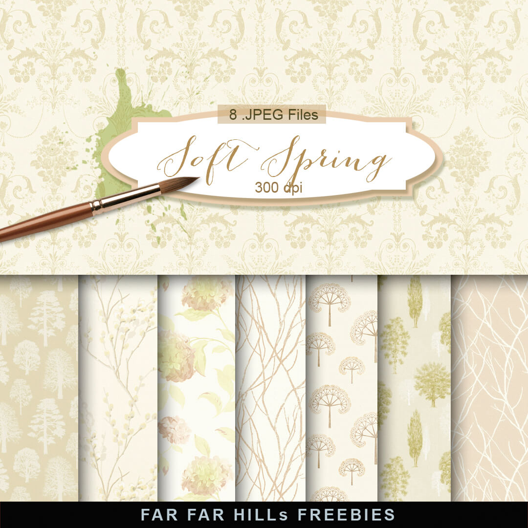 New Freebies Kit of Backgrounds - Soft Spring:Far Far Hill - Free ...