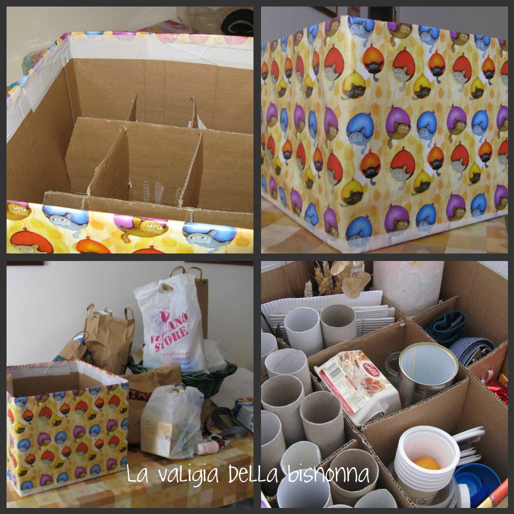 La valigia della bisnonna: GET ORGANIZED: lo scatolone del materiale di ...