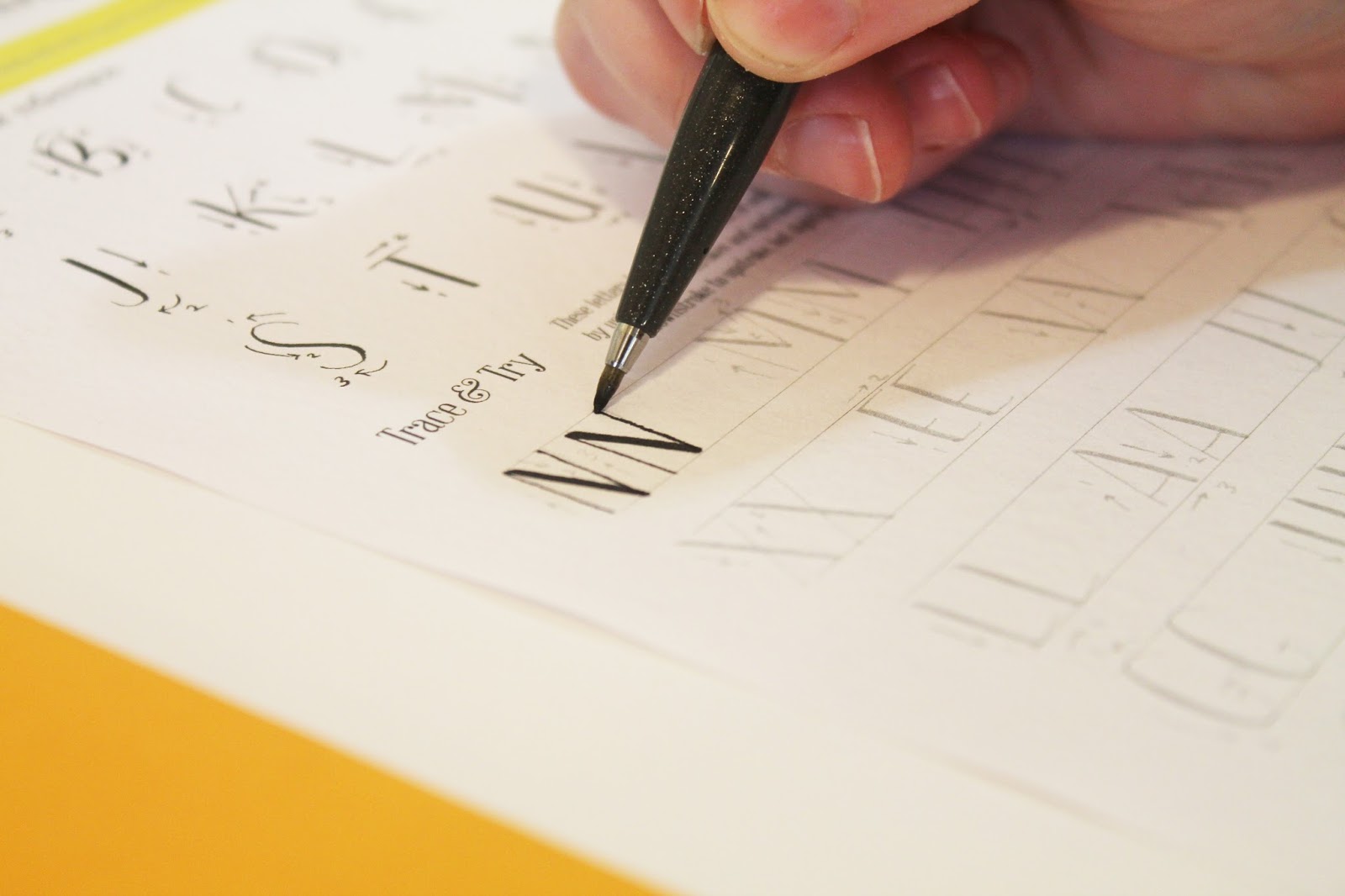 How to Hand Letter: Printed Caps