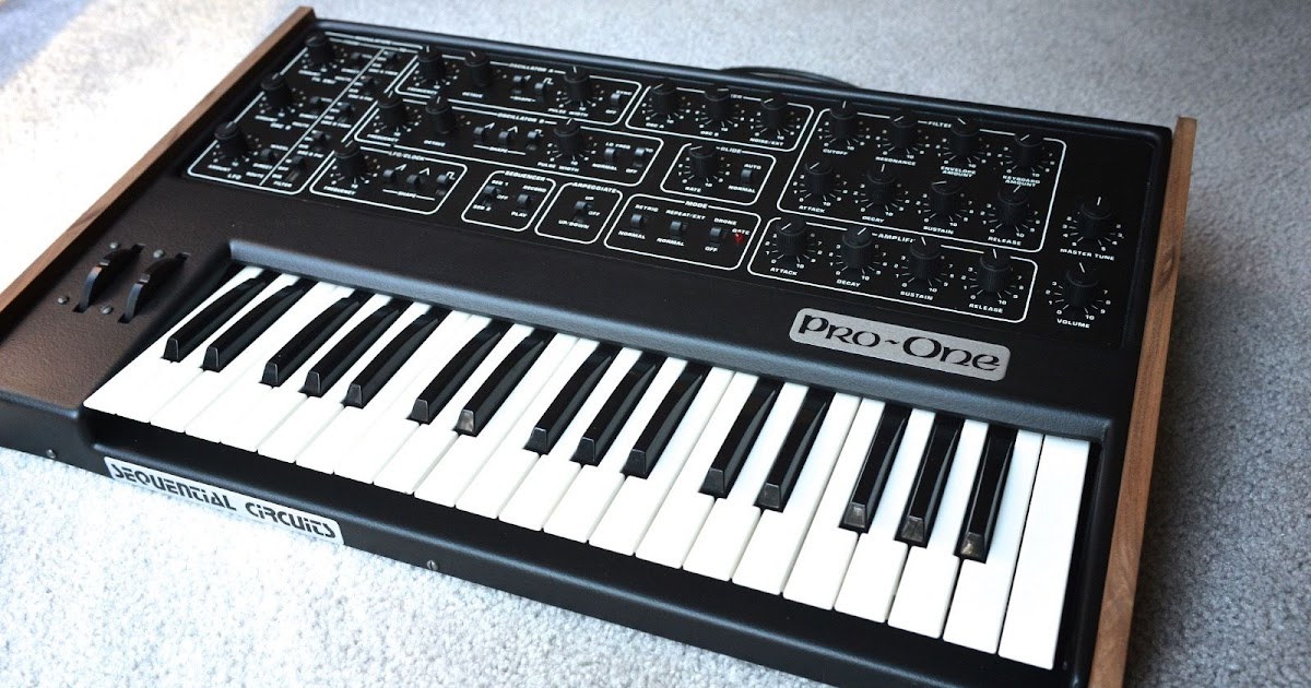 MATRIXSYNTH: Jr. High Sequential Circuits Pro One Keyboard Synthesizer SN 9534