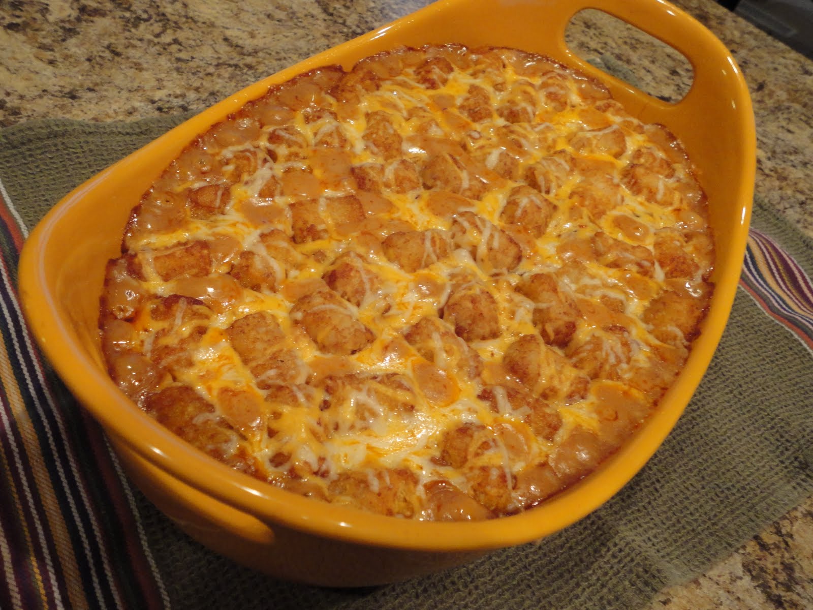 Keeping up with the Kitchen Mom: Texas Tater Casserole