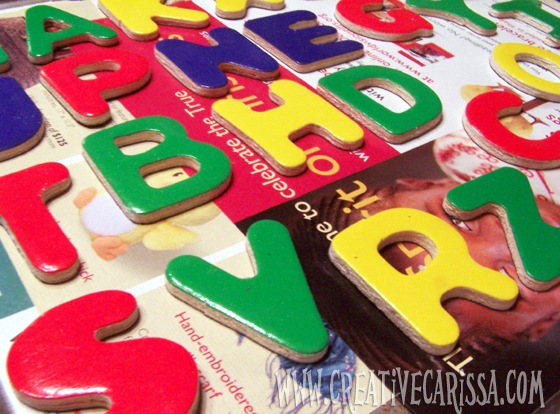 Make Cute Alphabet Magnets! | Creative Green Living