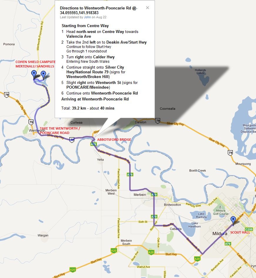 Sunraysia District Scout’s Cohen Shield Competition & Activity Camp ...