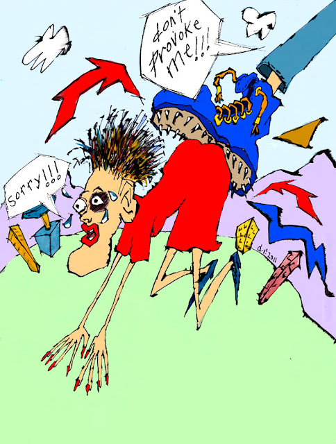 Dorrie's Comics and Cartoons: The Entitled Victim