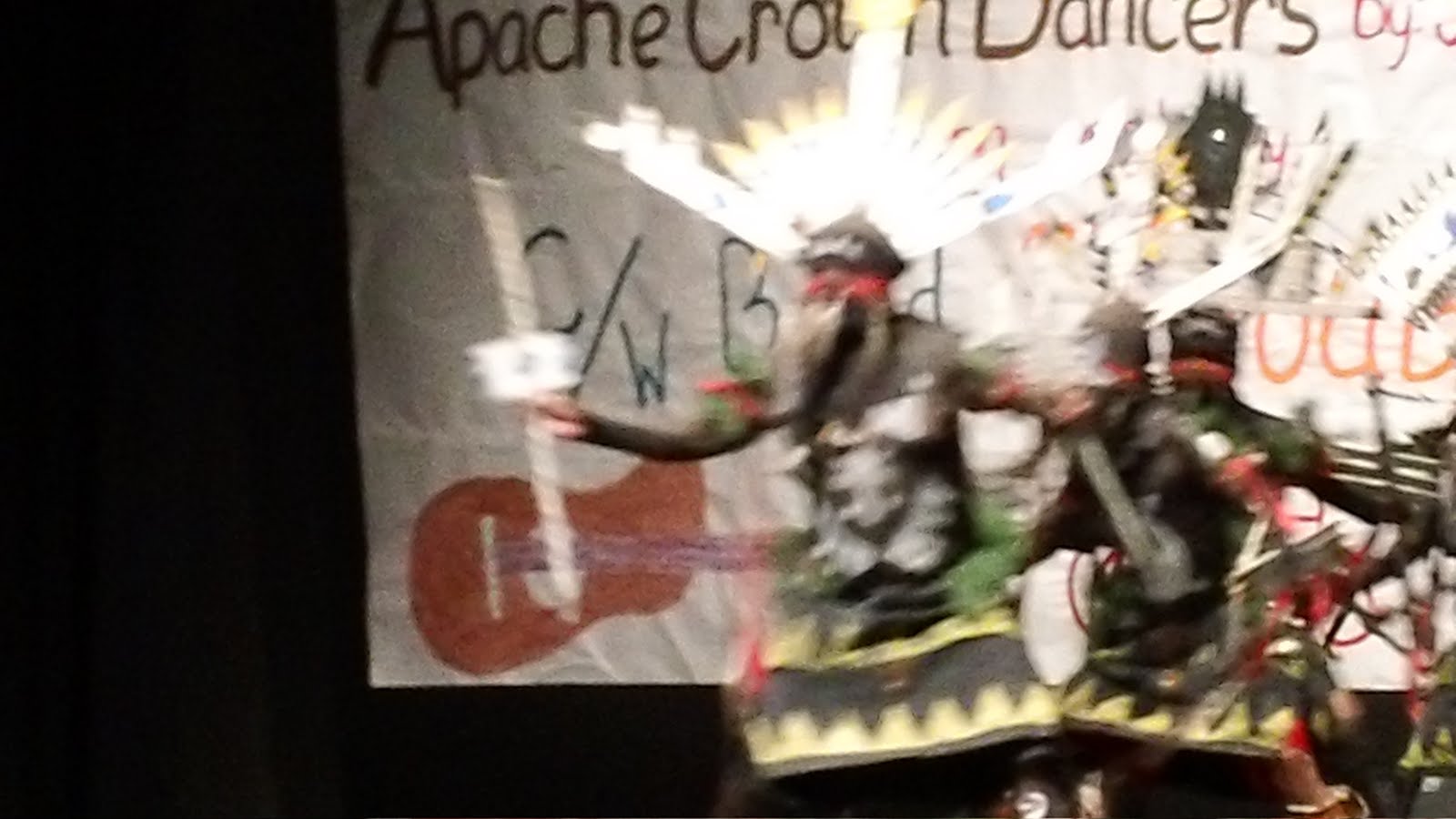 Out here in Pinon: Apache Crown Dancers