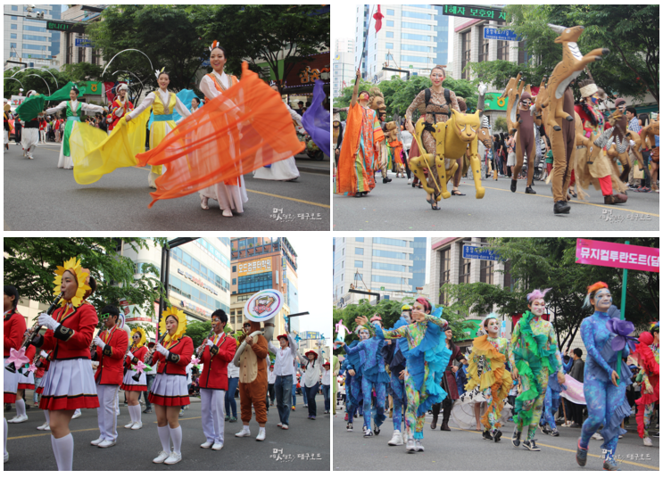 2016 Daegu Colorful Festival's Colorful Parade Participants ...