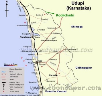 KOLLUR-SHRI MOOKAMBIKA TEMPLE Full Info Via Coondapur.Com