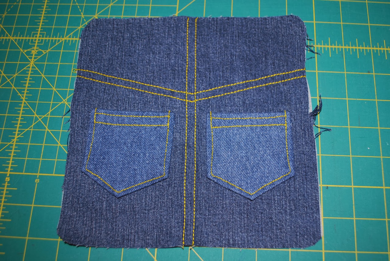 Roonie Ranching: Denim Tooth Fairy Pillow -- Sewing Tutorial