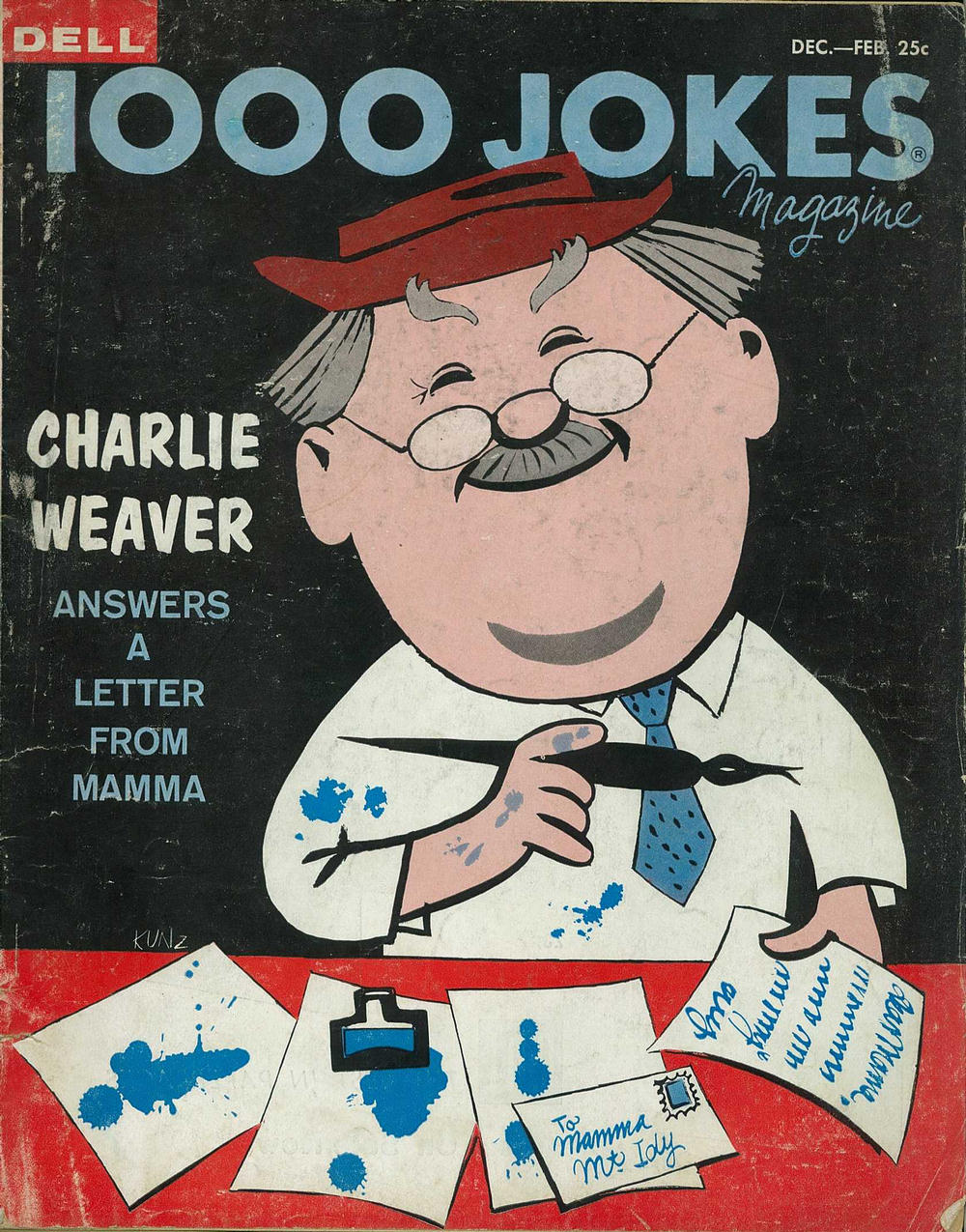 Hairy Green Eyeball 3: 1000 JOKES magazine — complete issue — 1960