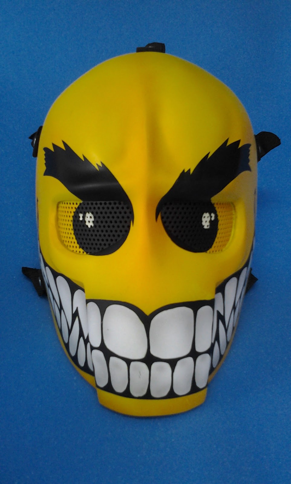 Fiber and Resin: Yellow Smiling Mask