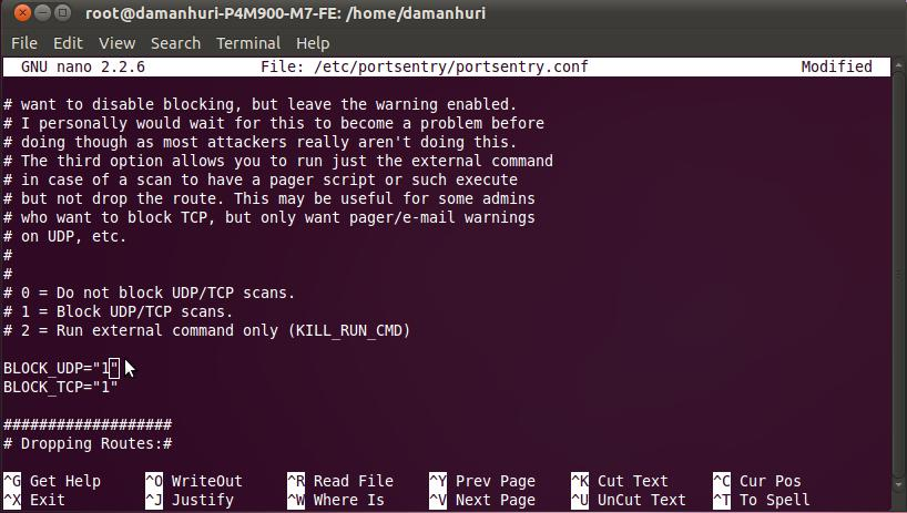 tempat berbagi ilmu pengetahuan: Instalasi dan Konfigurasi Portsentry