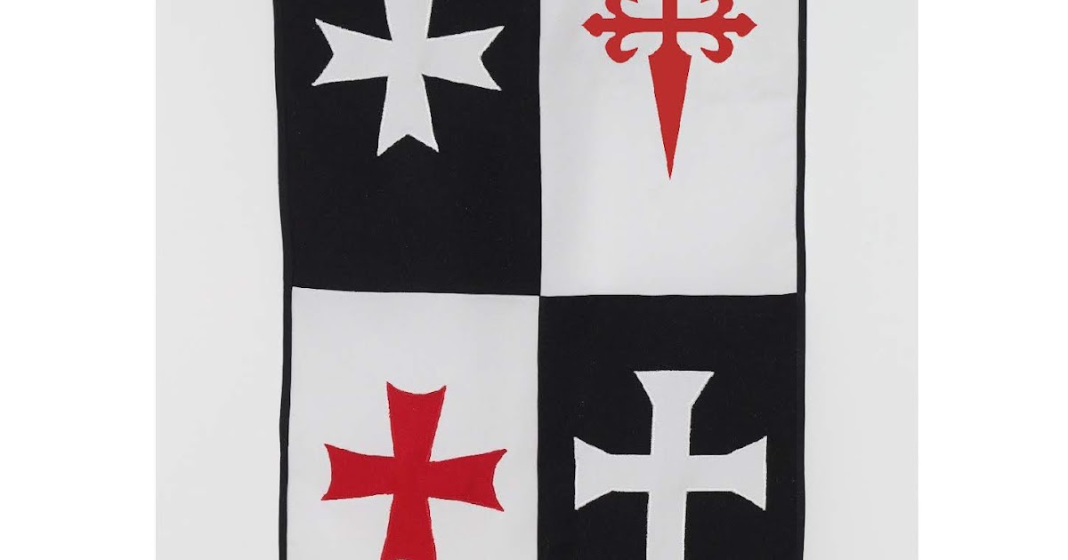 Banderas Medievales y Estandartes Templarios: ESTANDARTES TEMPLARIOS