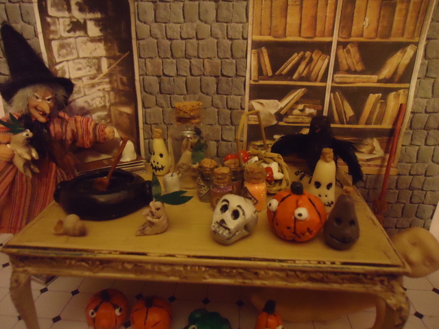 Miniaturasdemon: Escena de Halloween