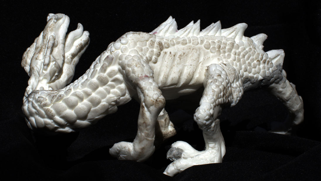 Sculptures and molds by Denzil Roos: Ice Dragon