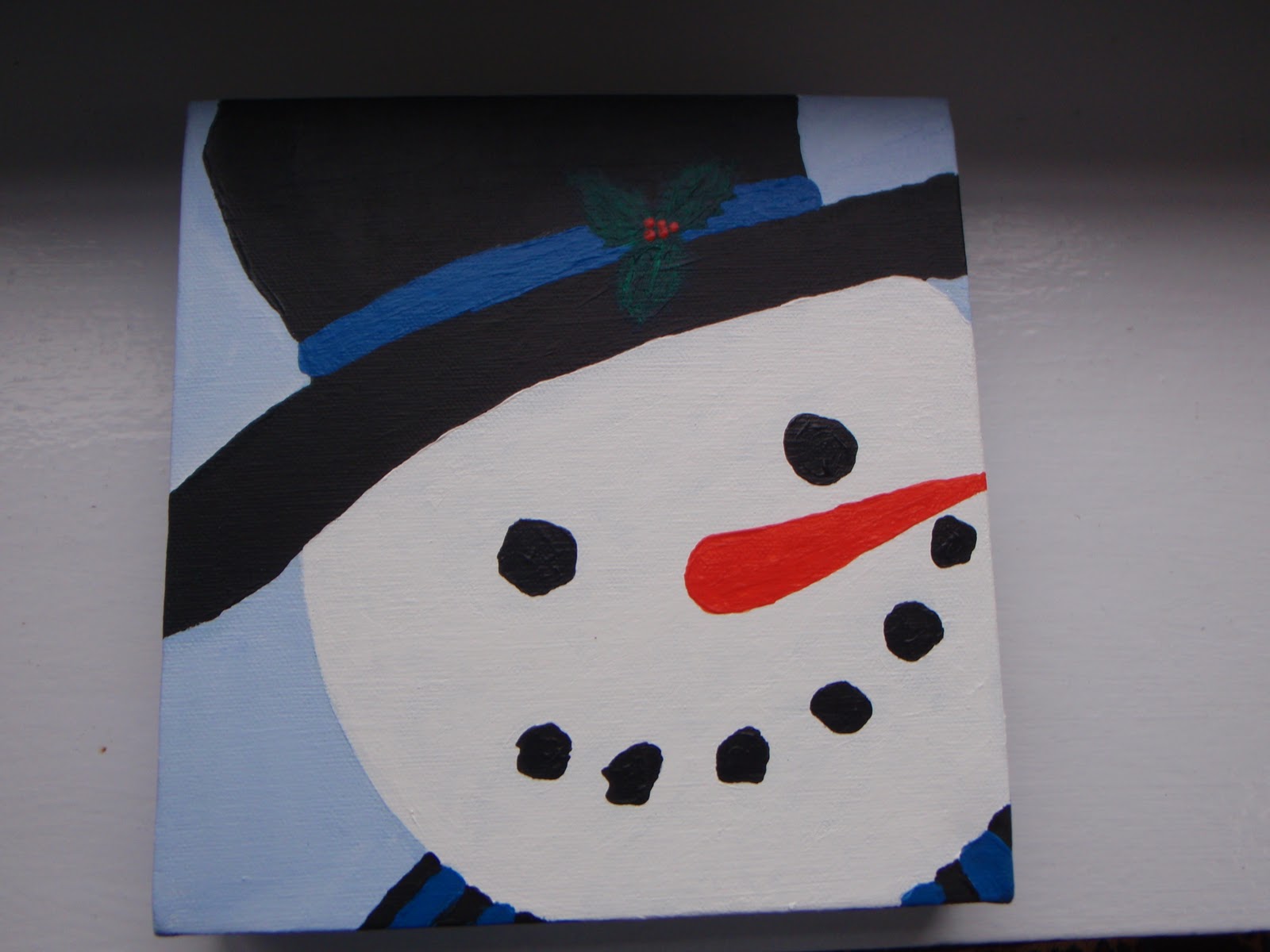 ...to be determined: Paint Party Friday - Week 38 - A Snowman is Created!