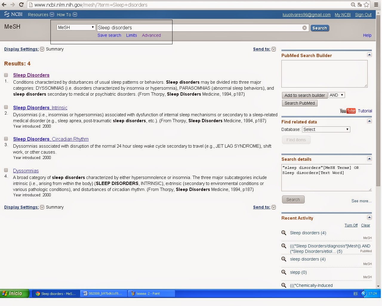Medicina Nuestra Pasión : Uso del MESH Browser