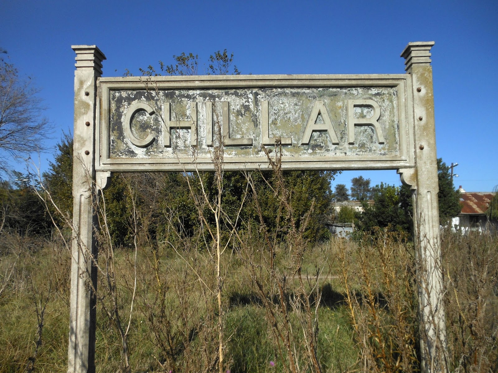 ARQUEOLOGÍA FERROVIARIA: Chillar (FCS), Buenos Aires, Argentina
