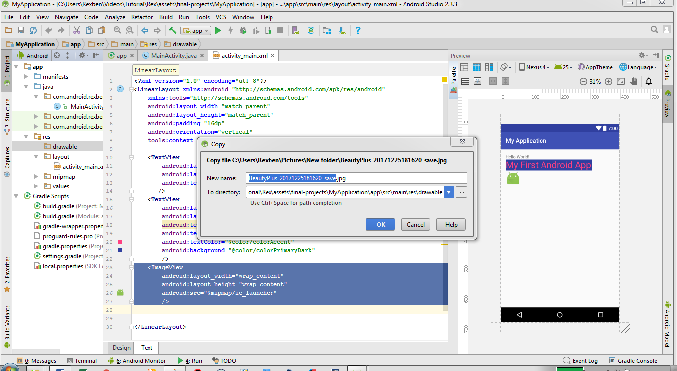 Android Development: Working with XML