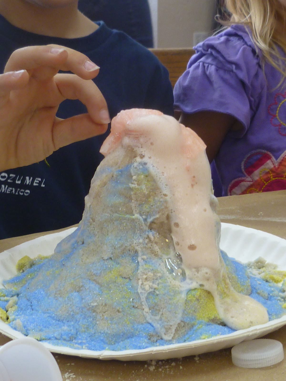 Science Experiment With Kids - How To Make A Volcano