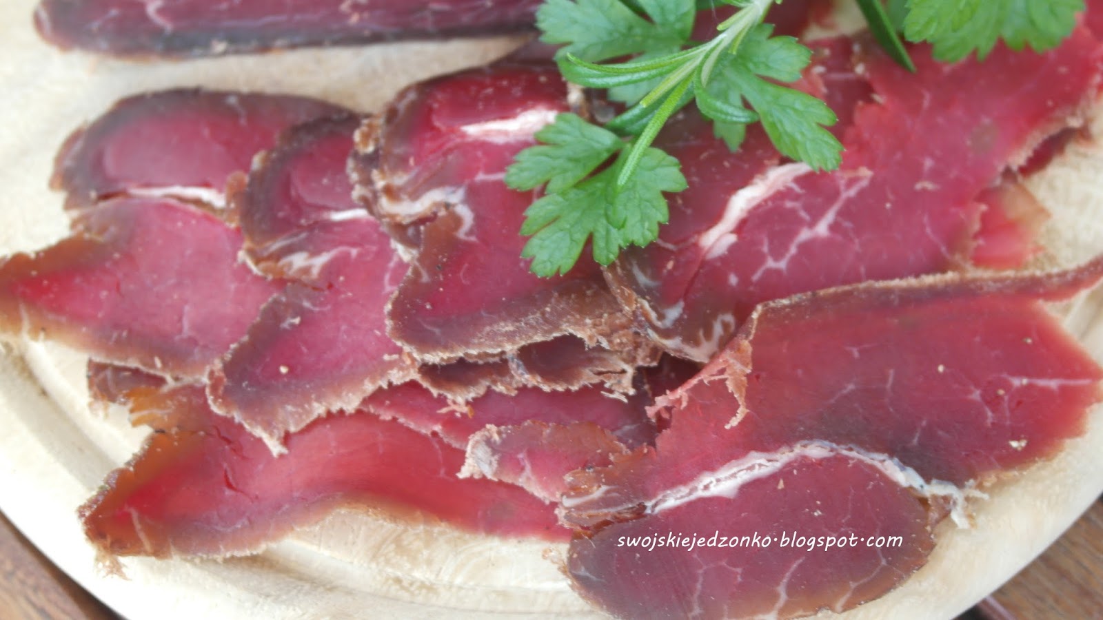 Suszona Wołowina -dojrzewająca wędlina domowa - Swojskie jedzonko