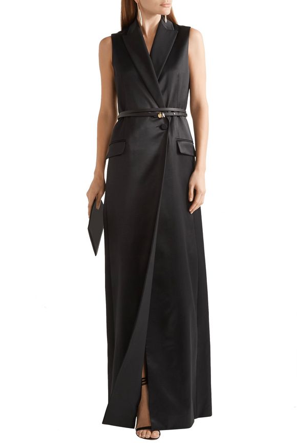 fashion: Satin maxi dress