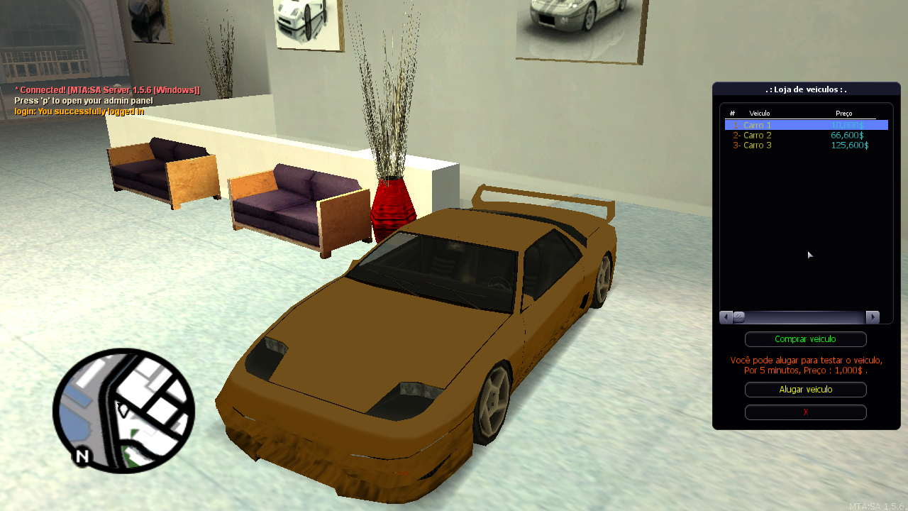 Nova Loja de carros - MTA-SA - MTA Brasil