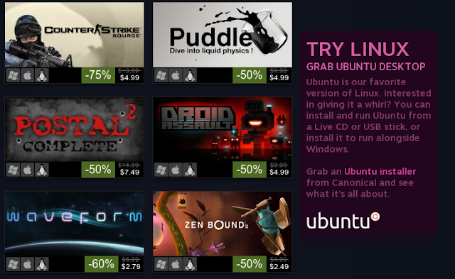 Steam Linux Client Arrives on Ubuntu Software Center, Steam Games for ...
