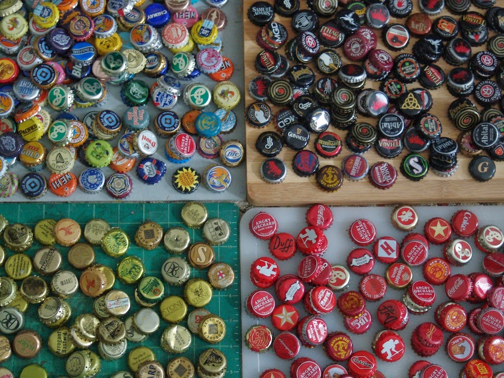 RETTOCAMME: a bottle cap tapestry for Spirited