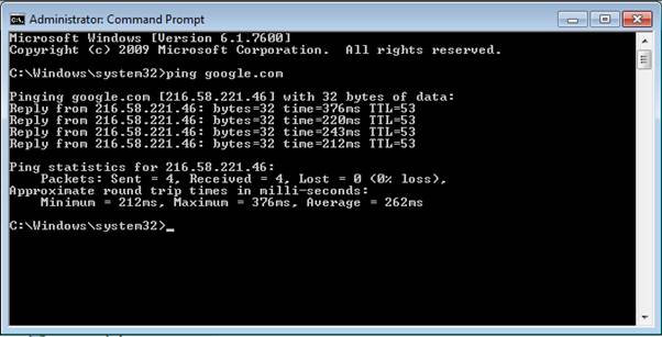 5 Perintah dasar command prompt pada jaringan
