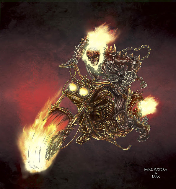 MIKE RATERA ARTBLOG: Old Stuff: GHOST RIDER (1)